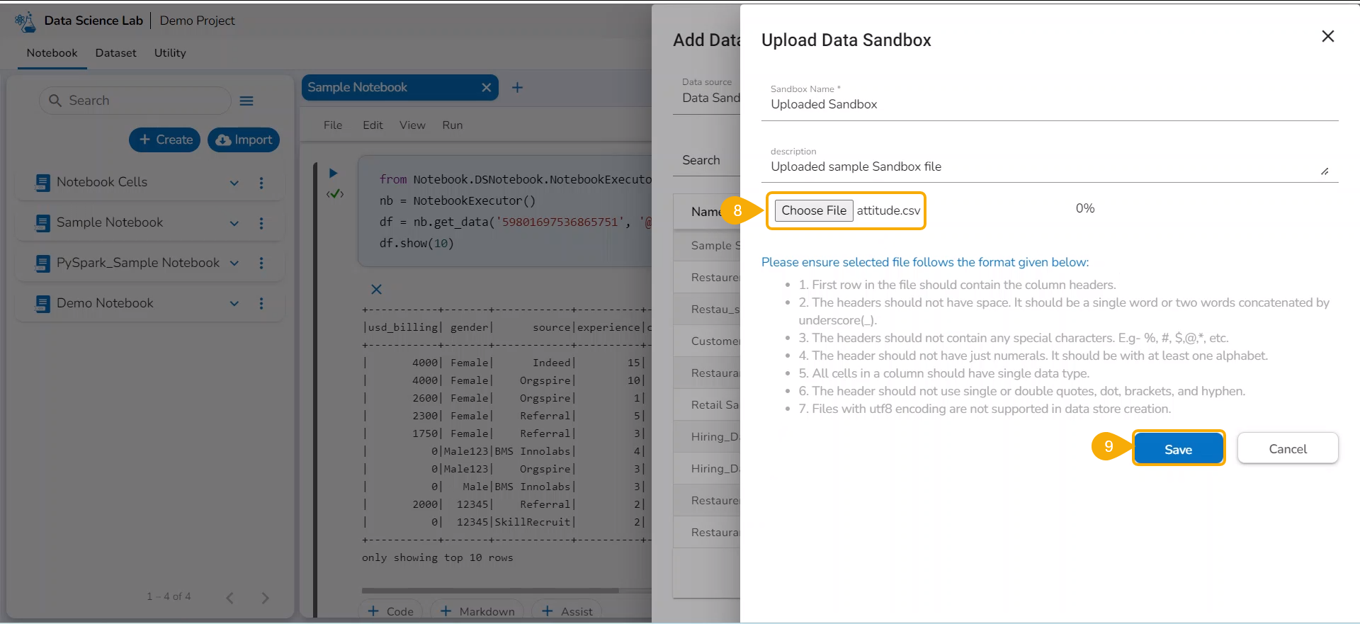 Datasets - Data Science Lab