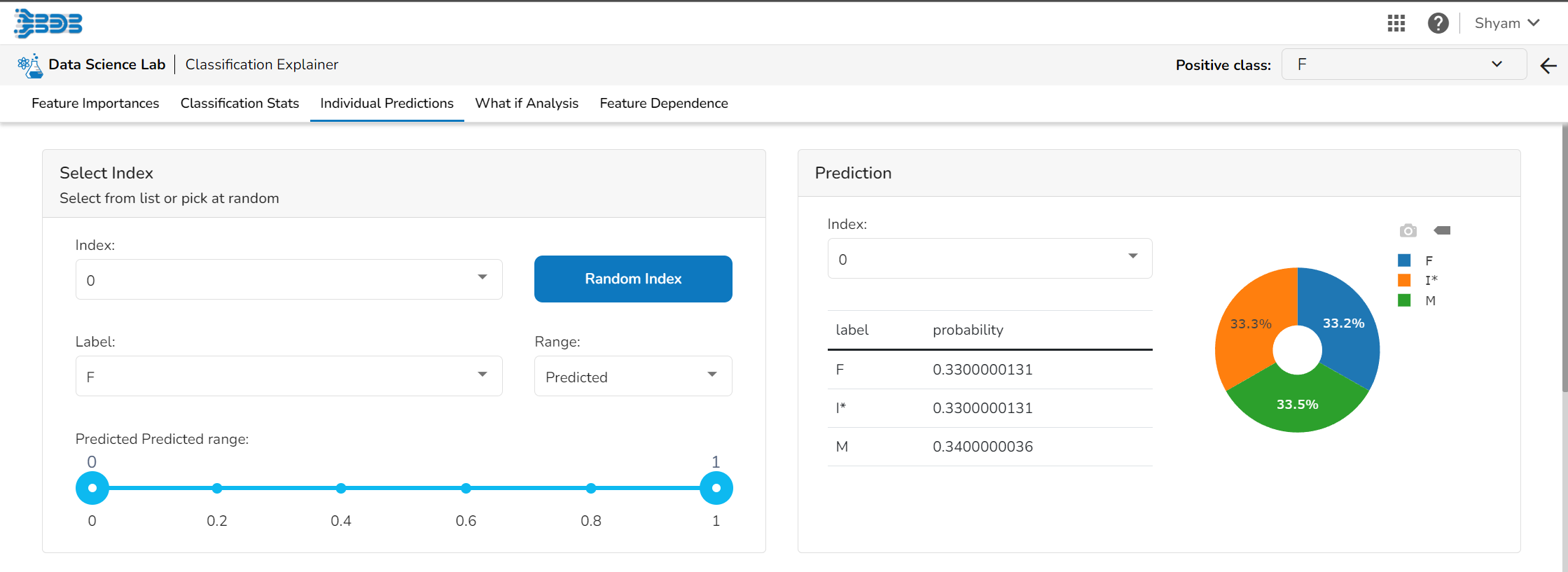Classification Model Explainer - Data Science Lab