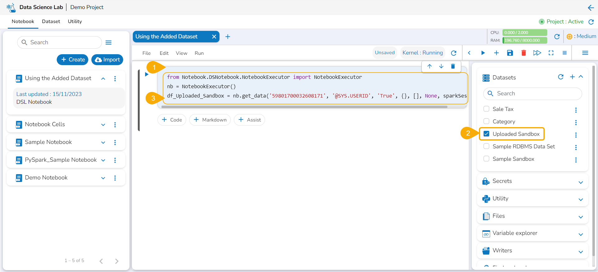 Datasets - Data Science Lab