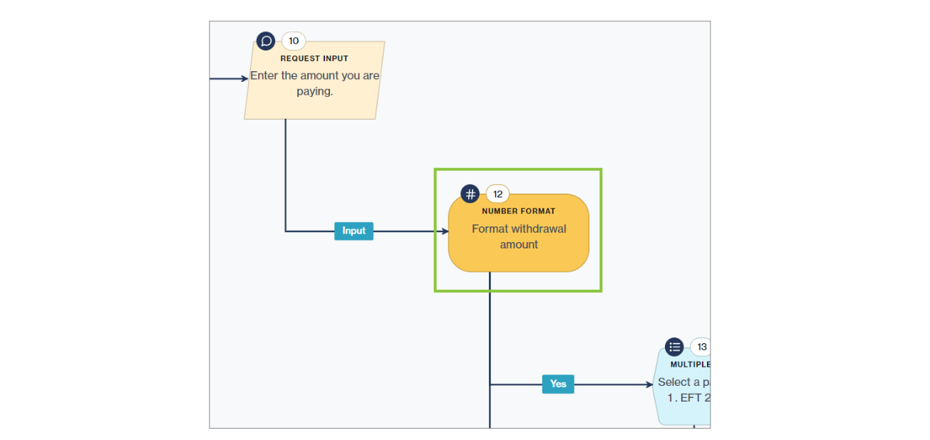 Number Format - Chat Flow User Guide