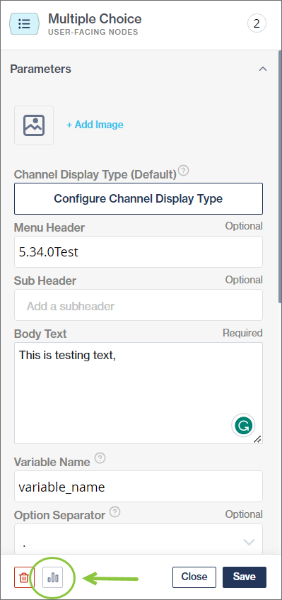 Collections & reporting labels - Chat Flow User Guide