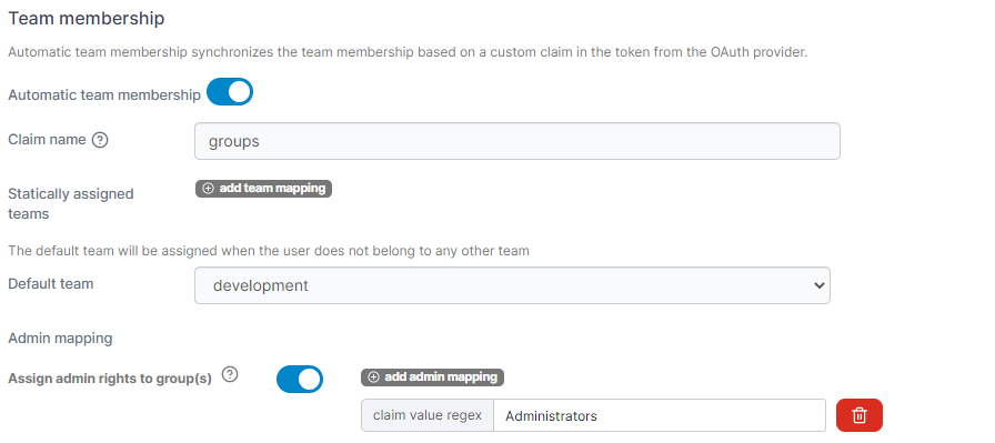 when configuring microsoft entra id azure ad as the oauth