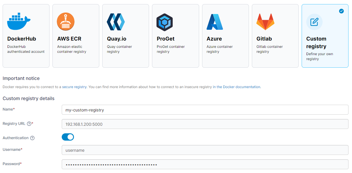 when you re finished click add registry