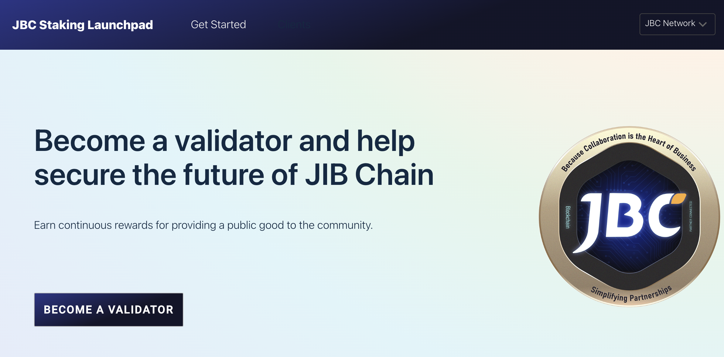 Deposit JBC - JBC Blockchain
