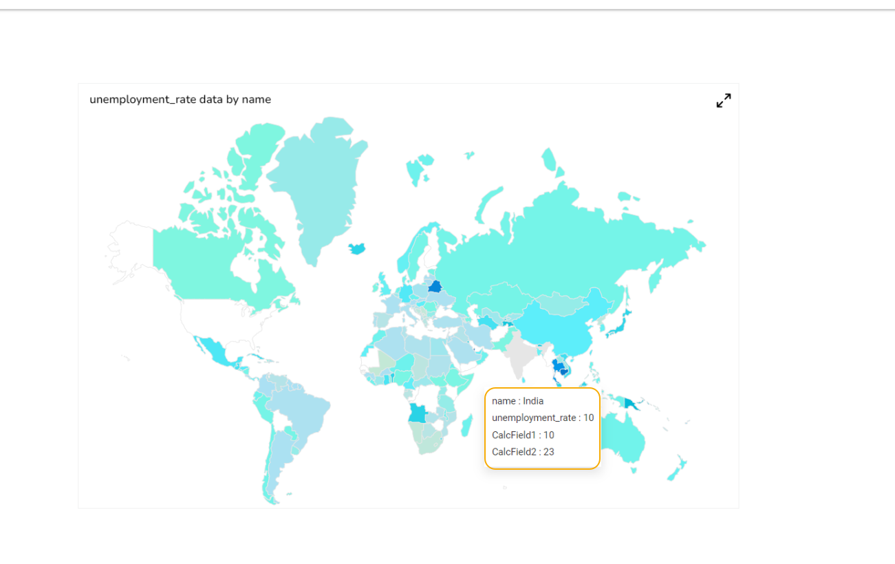 Map Chart - Governed Dashboards