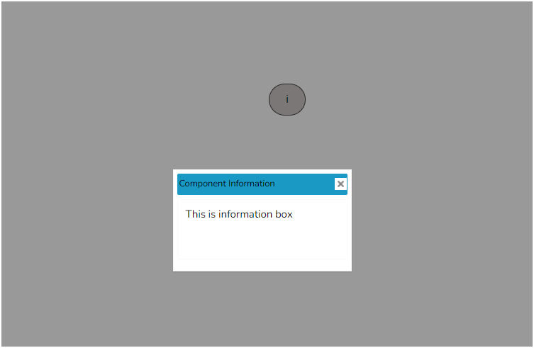 Info Button - Governed Dashboards