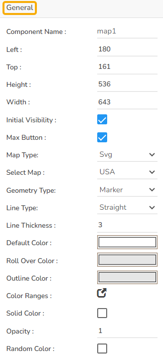Map Chart - Governed Dashboards