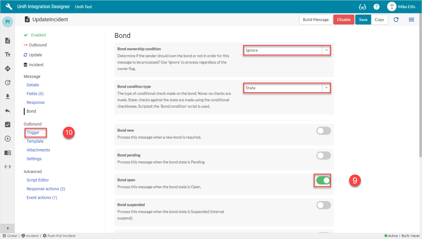 UpdateIncident Message - Unifi Documentation
