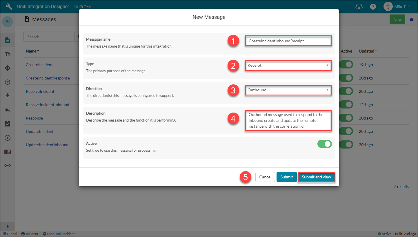 CreateIncidentInboundReceipt Message - Unifi Documentation