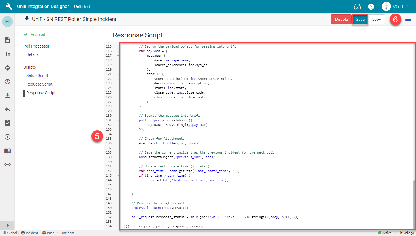 Edit Child Poll Processor - Unifi Documentation
