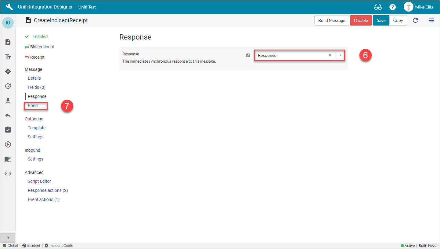 CreateIncidentReceipt Message - Unifi Documentation