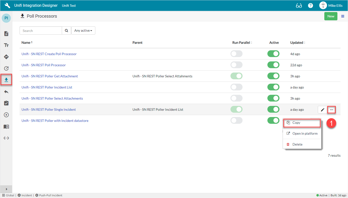 Edit Child Poll Processor - Unifi Documentation
