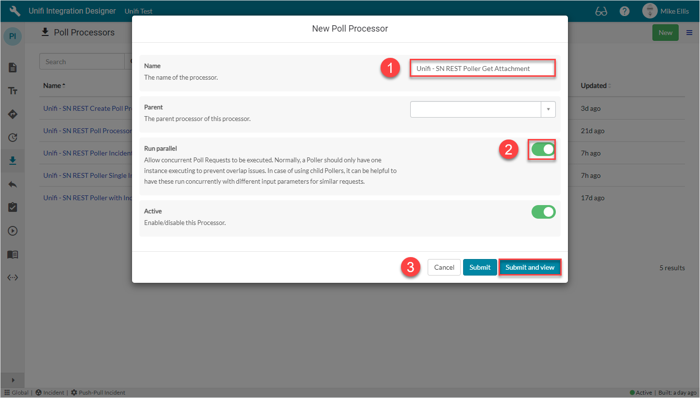 Get Attachment Poll Processor - Unifi Documentation