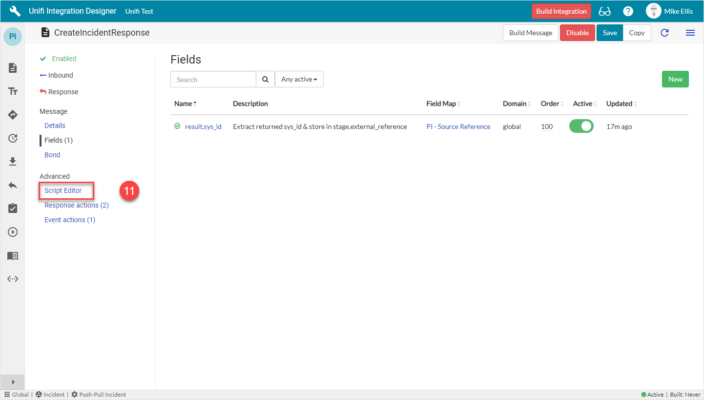 CreateIncidentResponse Fields - Unifi Documentation