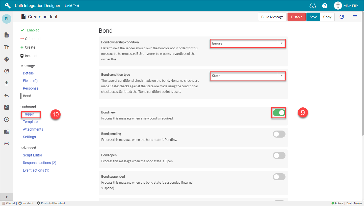 CreateIncident Message - Unifi Documentation