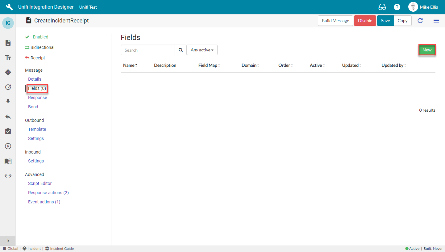 CreateIncidentReceipt Fields - Unifi Documentation