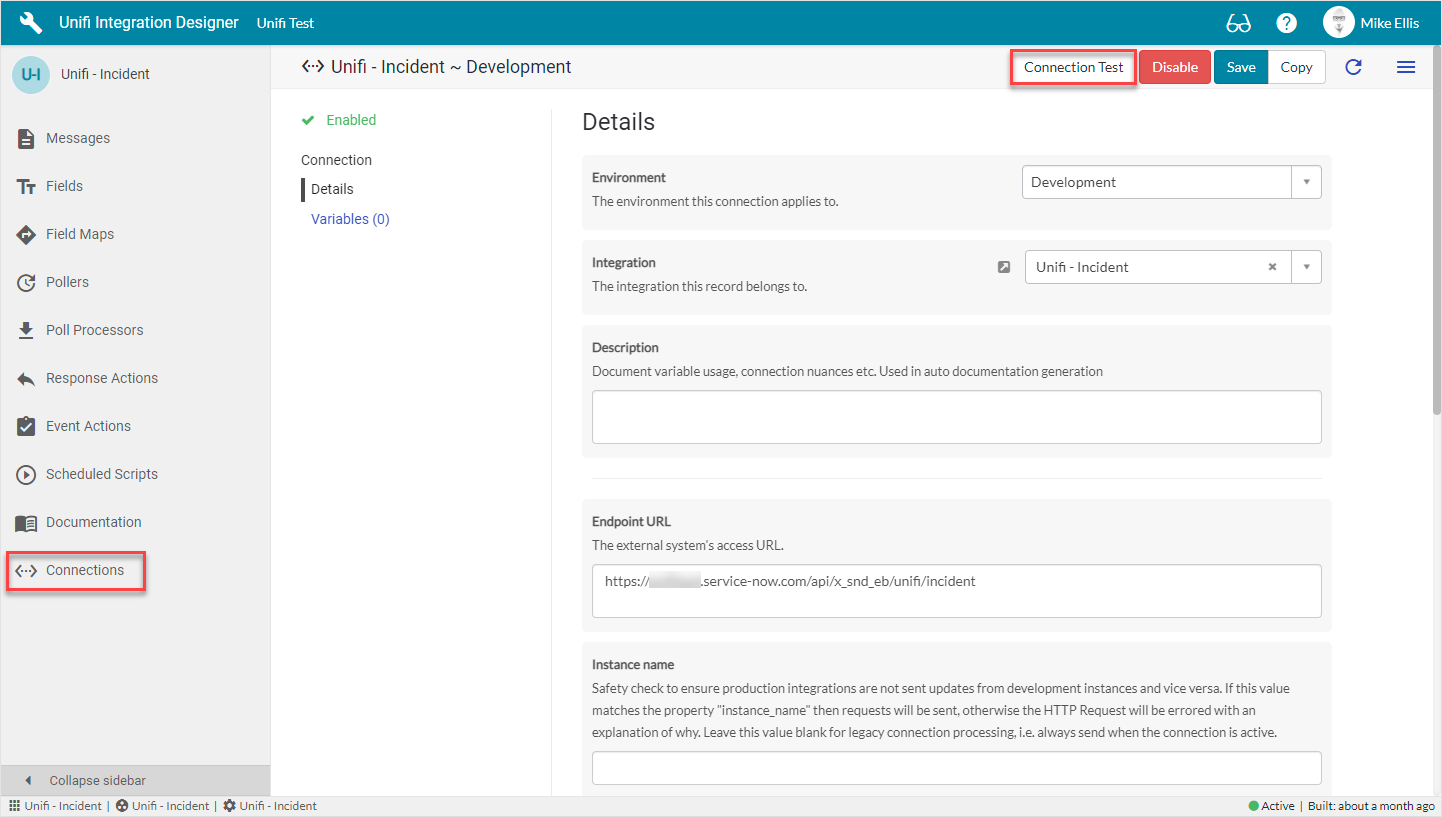 Connections - Unifi Documentation