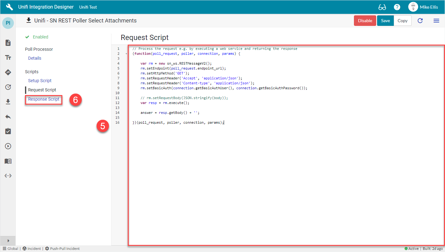 Select Attachments Poll Processor - Unifi Documentation
