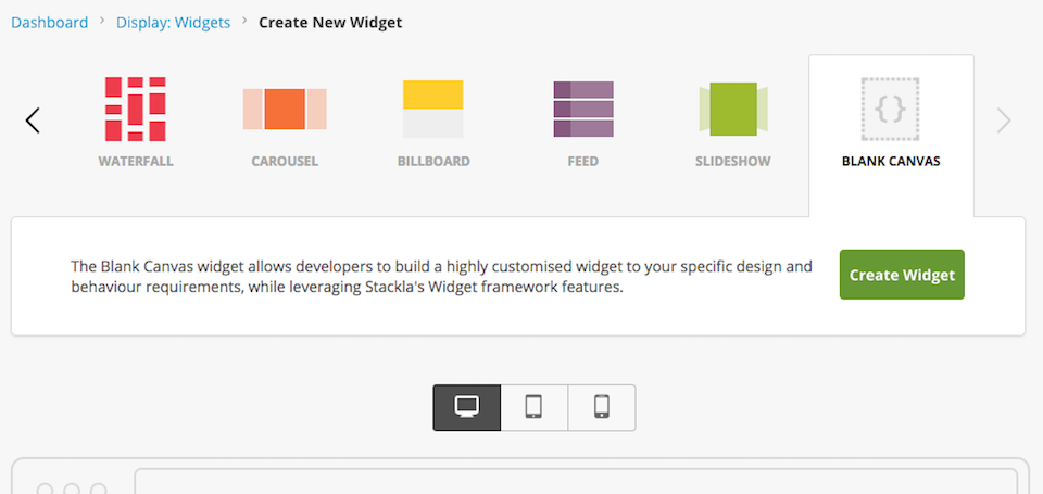 Creating Gallery Widget by Using the Blank Canvas Widget - UGC Techdocs