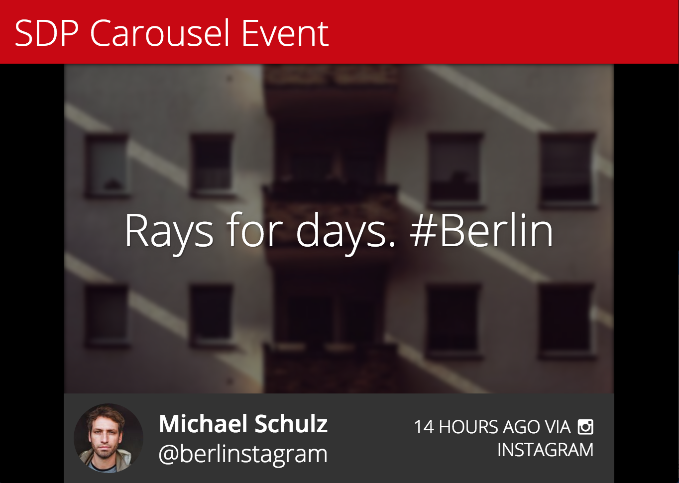 Customizing Carousel Event Screen - UGC Techdocs