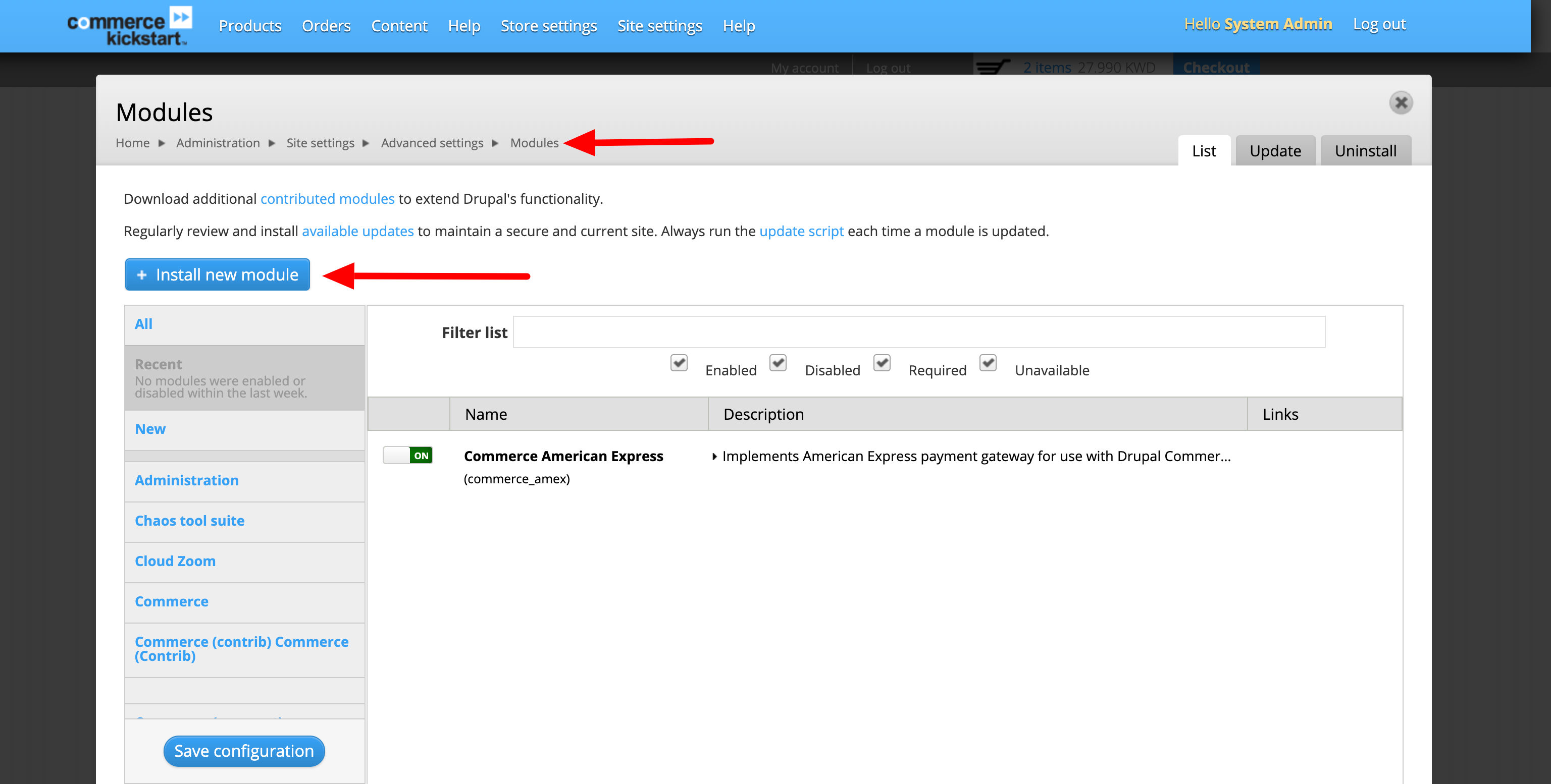Drupal Commerce - Casheer BH