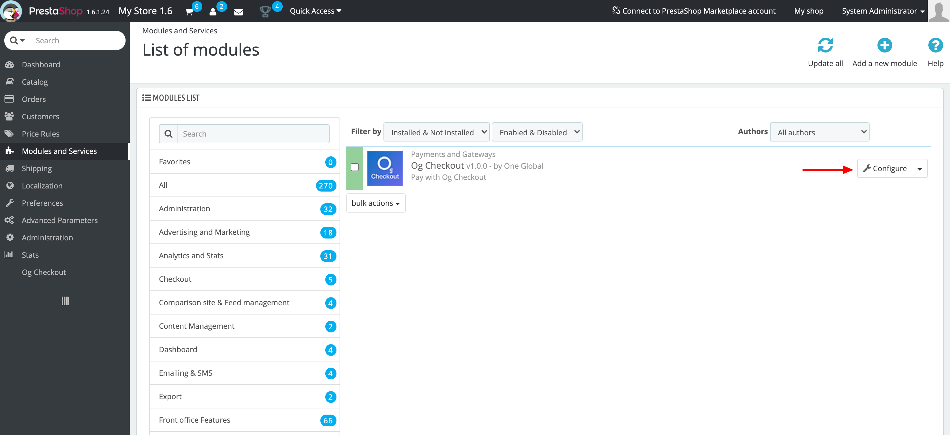 PrestaShop - Casheer BH