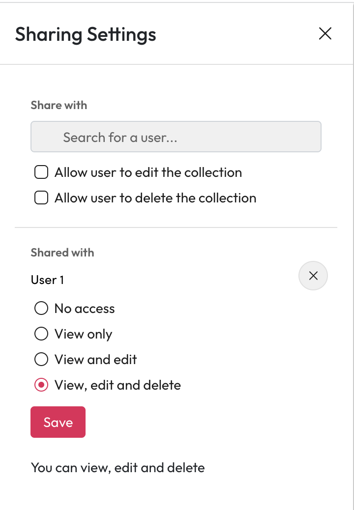 Sharing a Collection - User Guide Release Primo