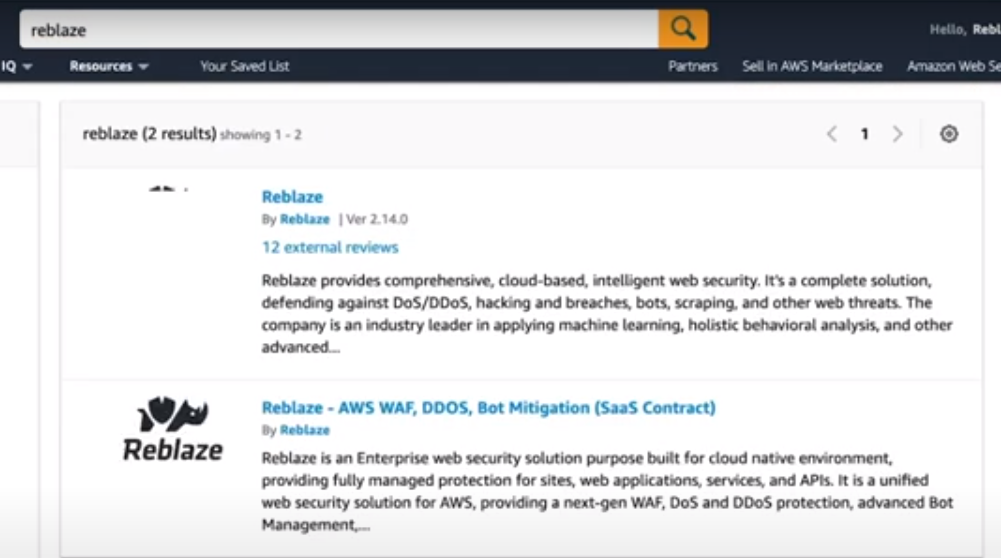Deploy Reblaze - Reblaze Product Manual
