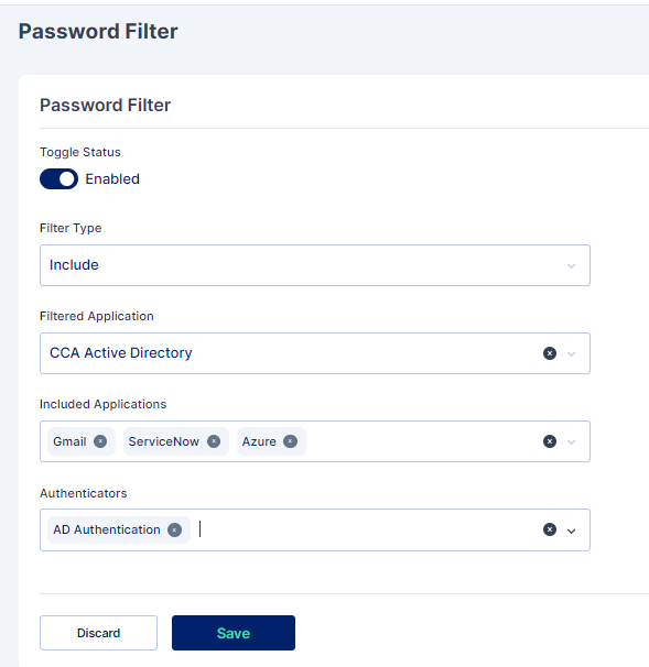 Password Filter - Cymmetri