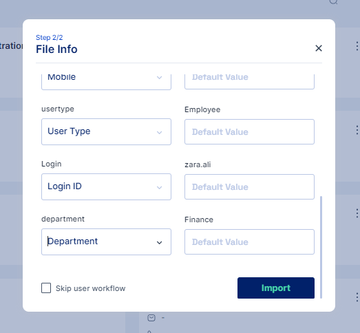 Importing Users - Cymmetri