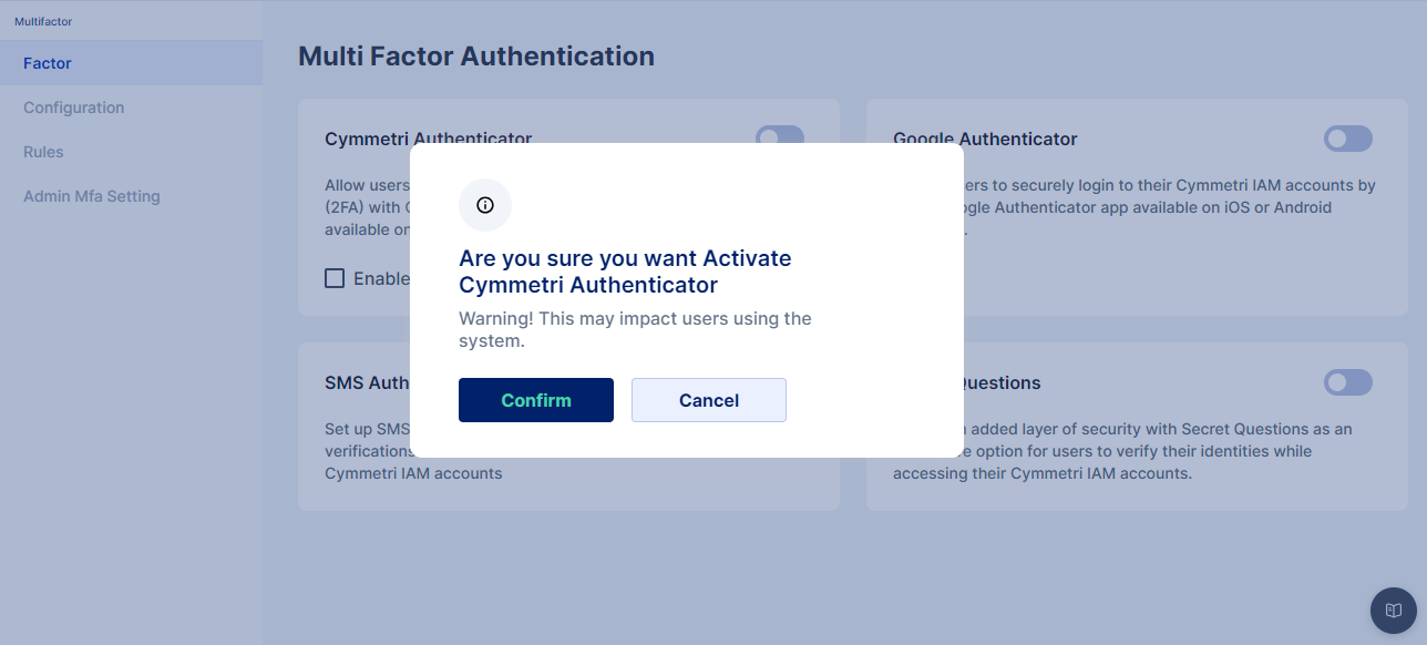 Cymmetri Authenticator - Cymmetri