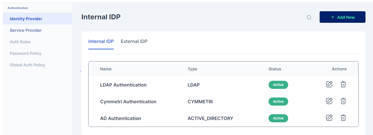 Internal Identity Provider Configuration: Active Directory - Cymmetri