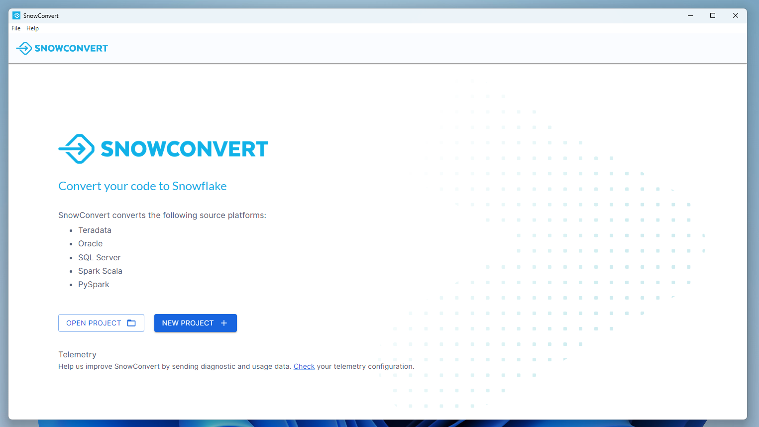 Windows - SnowConvert