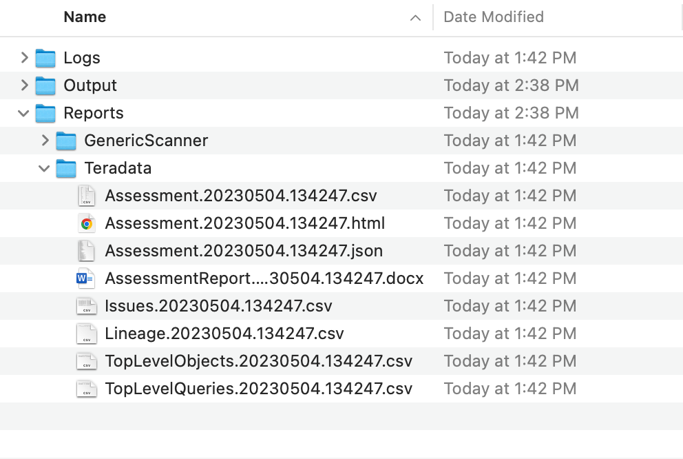Assessment - SnowConvert for SQL