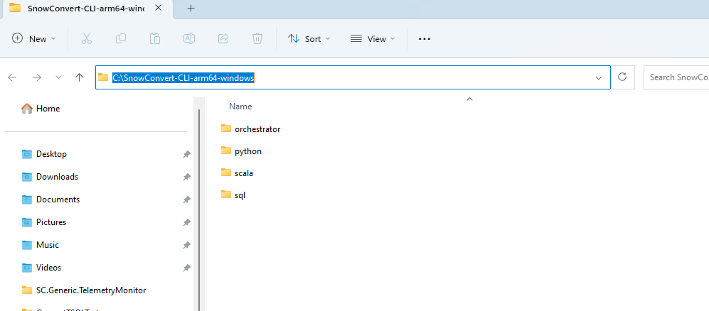 Windows - SnowConvert for SQL