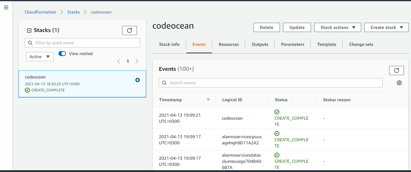 CloudFormation Deployment - Code Ocean VPC Administration Guide CloudFormation Deployment - Code Ocean VPC Administration Guide