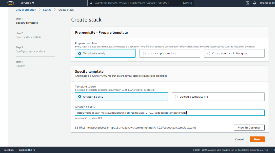 CloudFormation Deployment - Code Ocean VPC Administration Guide CloudFormation Deployment - Code Ocean VPC Administration Guide