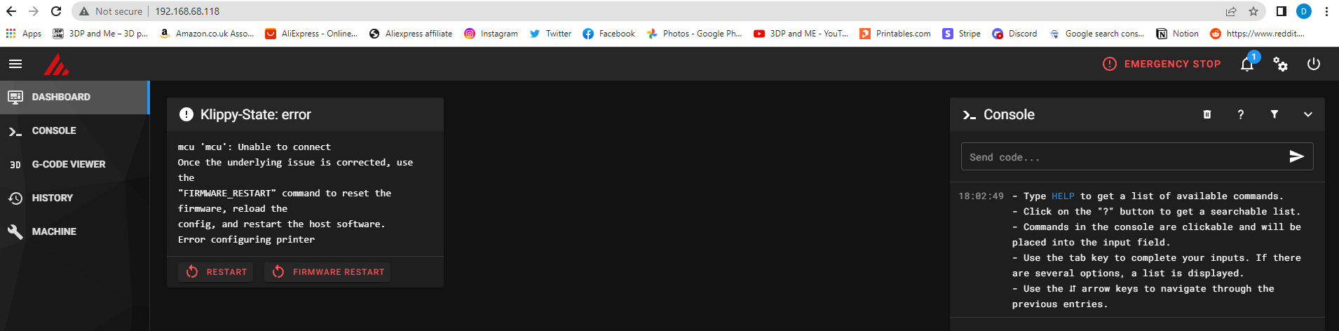Klipper en Orange Pi Zero Plus - 3Dwork - Klipper