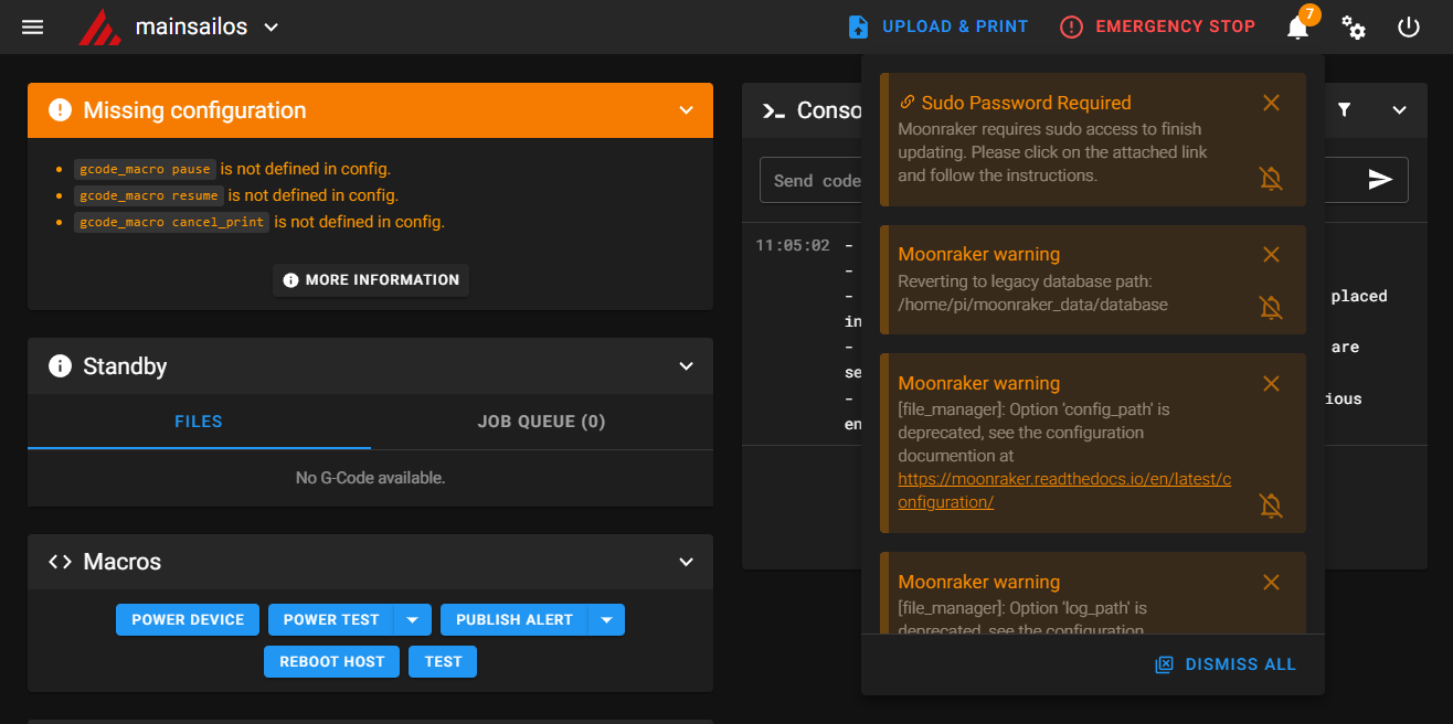 Klipper Troubleshooting - 3Dwork - Klipper