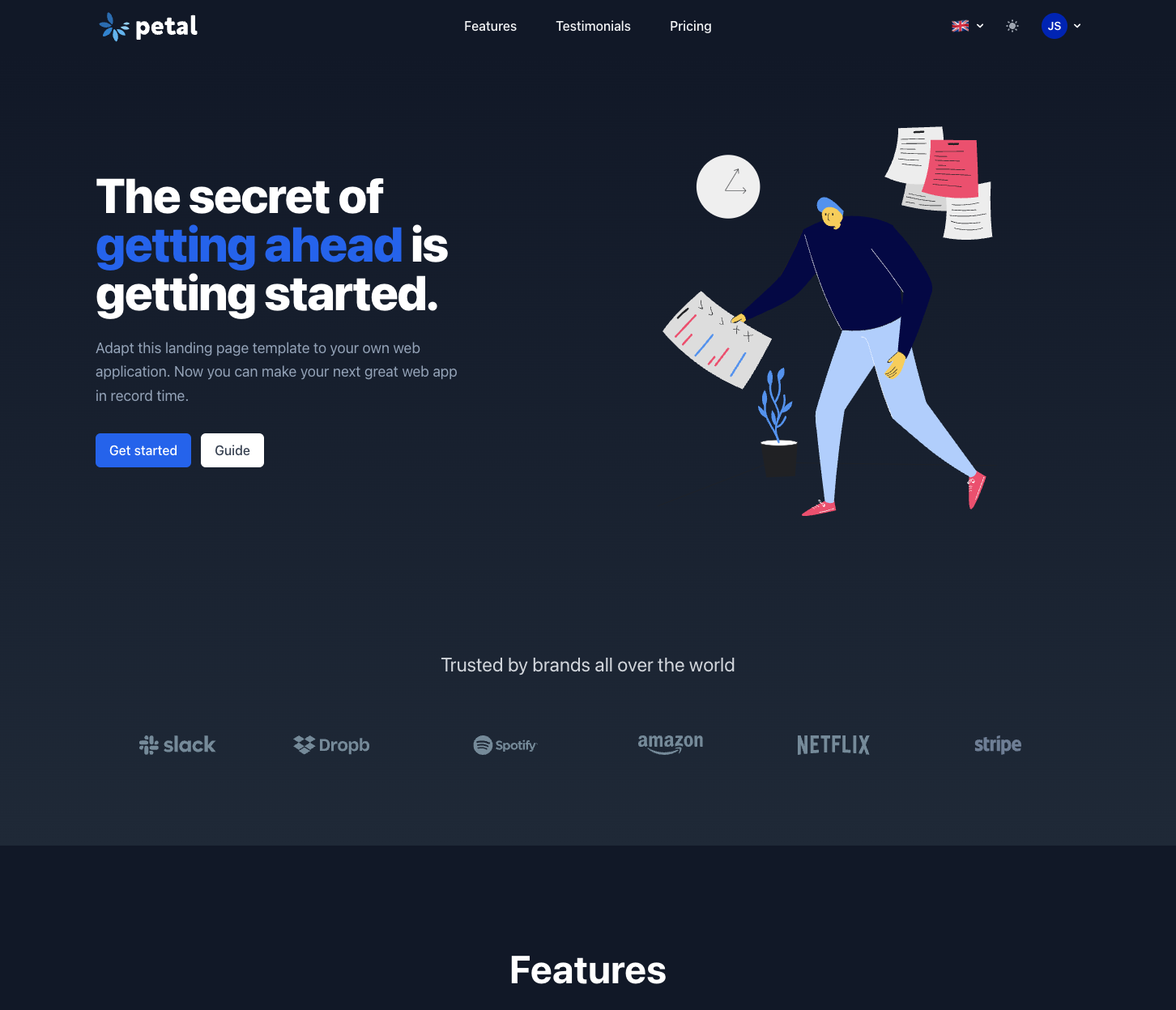 Included Pages - Petal Pro Documentation