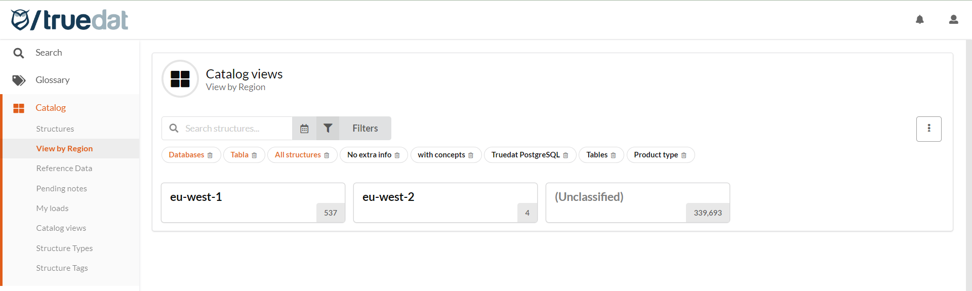 Data Catalog management - Truedat Docs