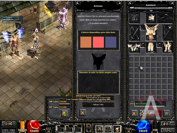 NPC Artesano - Argentina MU Games