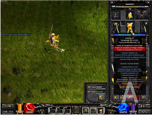 Ancient Black Items - Argentina MU Games