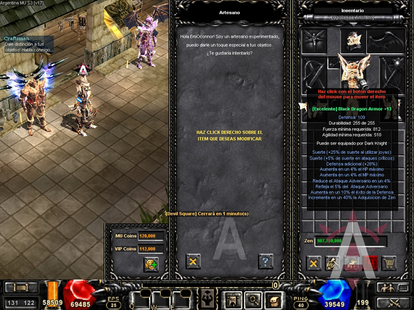 NPC Artesano - Argentina MU Games