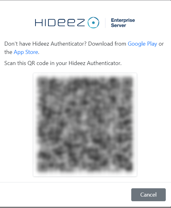 User settings - Hideez Authentication Service (EN)