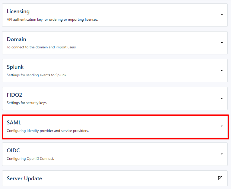Hideez Identity Provider Settings - Hideez Authentication Service (EN)