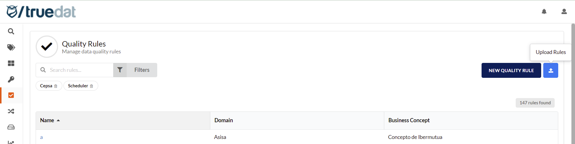 Data Quality - Truedat Docs