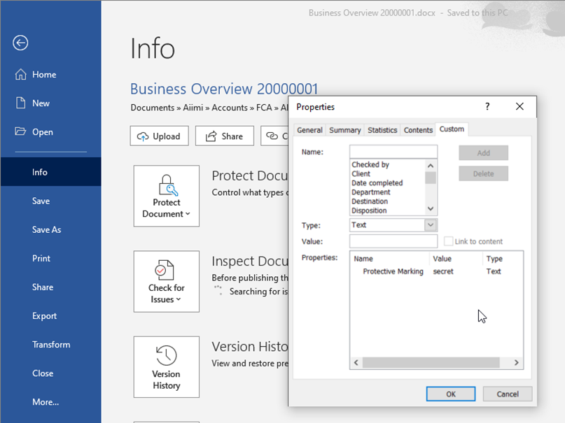 Advanced Security Controls - Security Classifications - Aiimi Insight ... Advanced Security Controls - Security Classifications - Aiimi Insight ...