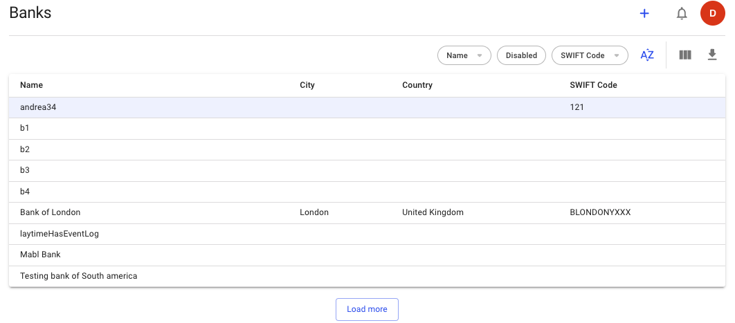 Banks - Knowledge Base