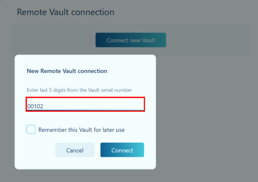 Remote Vault connection - Hideez Authentication Service (EN) Remote Vault connection - Hideez Authentication Service (EN)